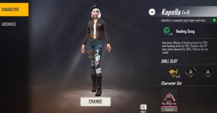 Cara Menggunakan Karakter Free Fire Kapella di FF | SPIN Esports