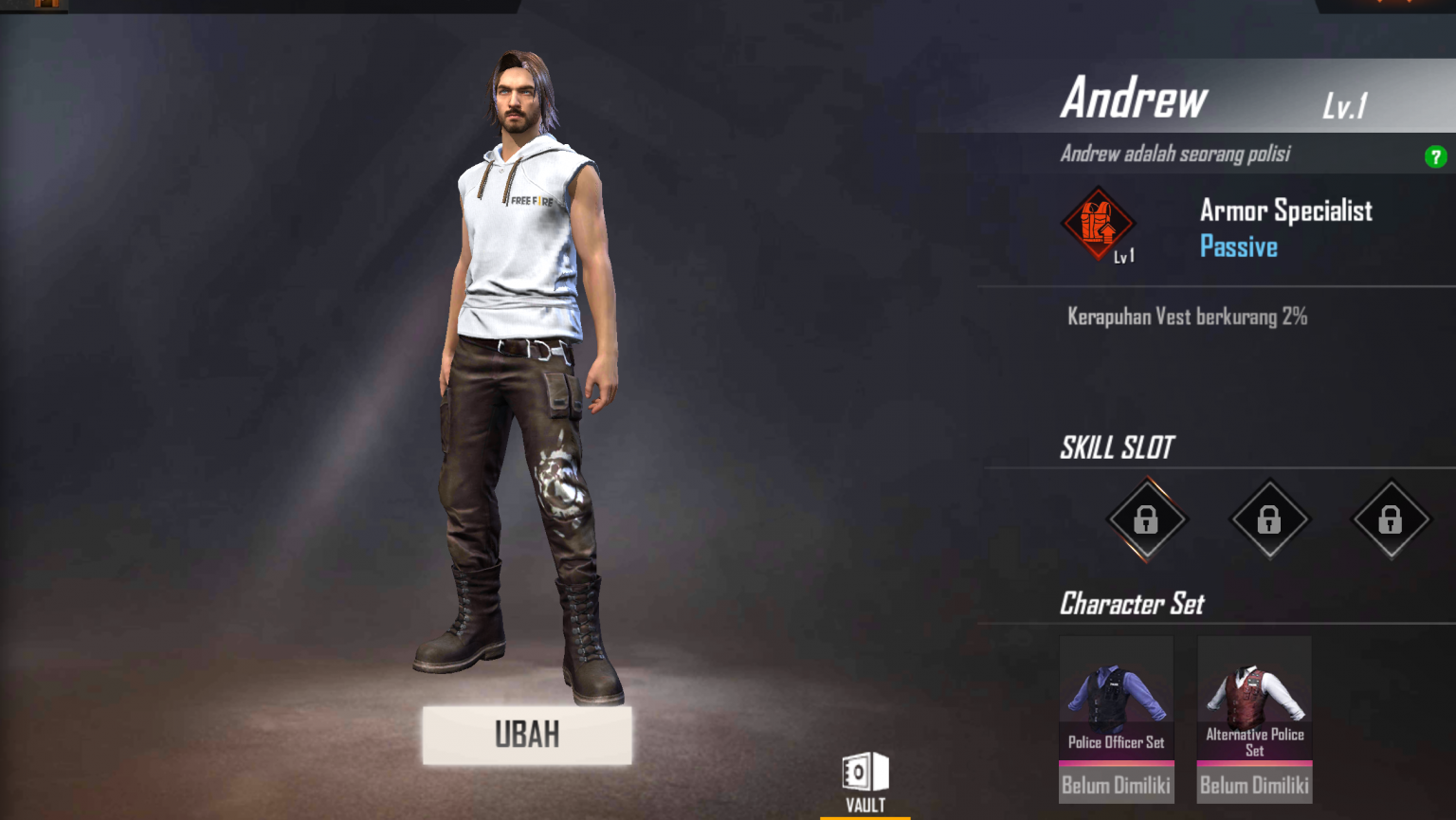 Andrew: Karakter Free Fire (FF) Gratis yang OP Abis! | SPIN Esports