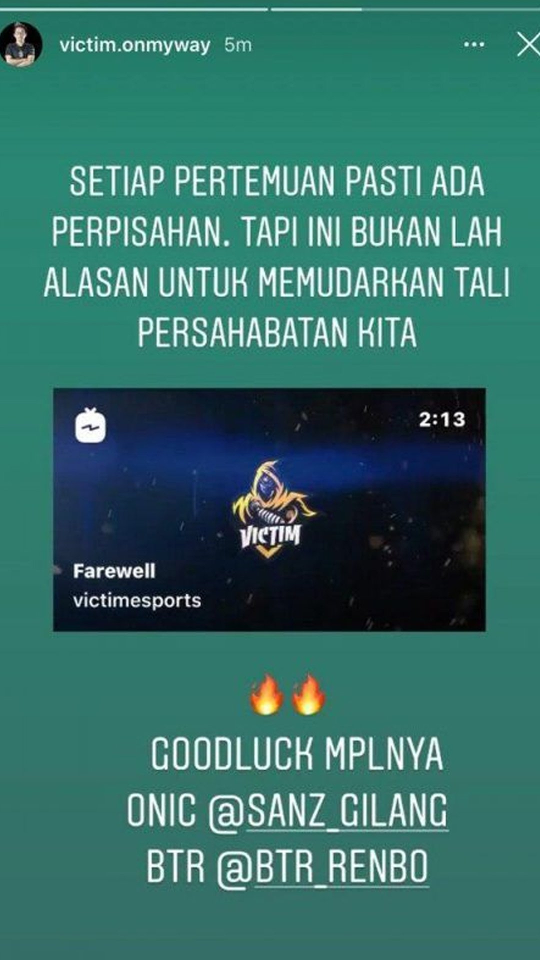 Apa Ini Tanda Bahwa Sanz Akan Jadi Pemain Onic eSports? Apa Ini Tanda Bahwa Sanz Akan Jadi Pemain Onic eSports?