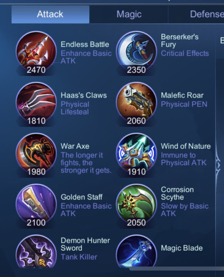 Penjelasan Termudah Item Mobile Legends dan Fungsinya 2021 | SPIN