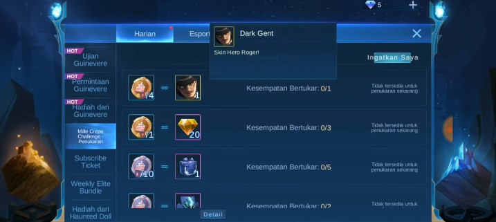 Get Free Roger Skins at the Mille Crepe Mobile Legends (ML) Event ...