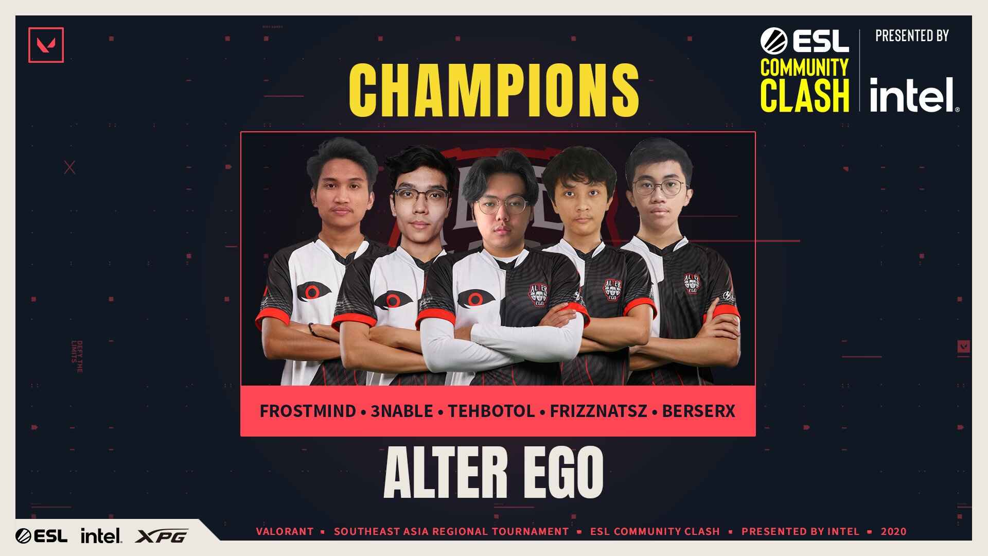 Alter Ego Juara ESL Community Clash! Tim Valorant Terbaik Asia Tenggara!