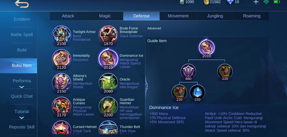 Hero Mobile Legends (ML) Apa Saja Yang Di Counter Oleh Item Dominance ...