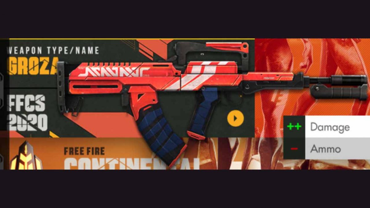 Dapatkan Skin FF Groza & M4A1 FFCS Permanen & Gratis! | SPIN