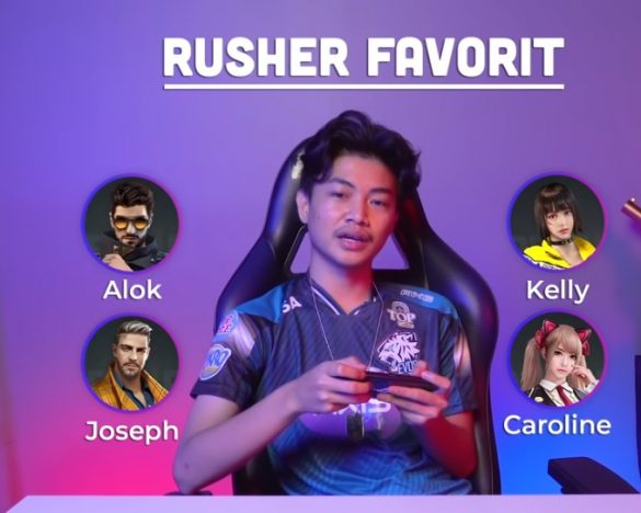 Evos MR05 beri Rekomendasi Senjata dan Karakter Free Fire Untuk Rusher ...