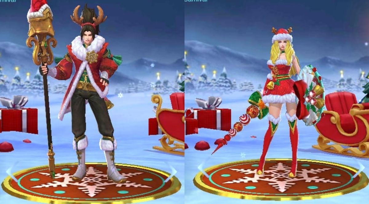Inilah Skin Christmas Mobile Legends (ML) Dari Tahun ke Tahun | SPIN