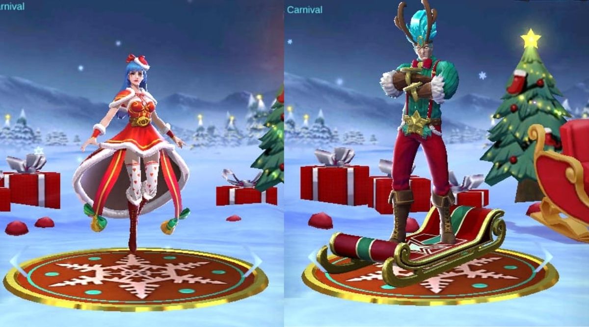 Inilah Skin Christmas Mobile Legends (ML) Dari Tahun ke Tahun | SPIN