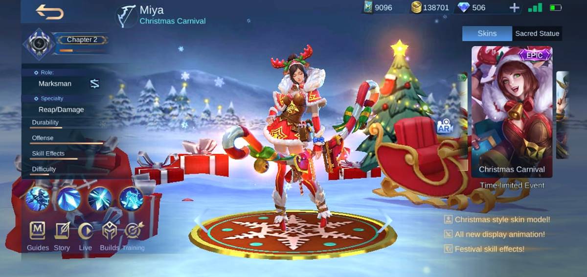 Inilah Skin Christmas Mobile Legends (ML) Dari Tahun ke Tahun | SPIN