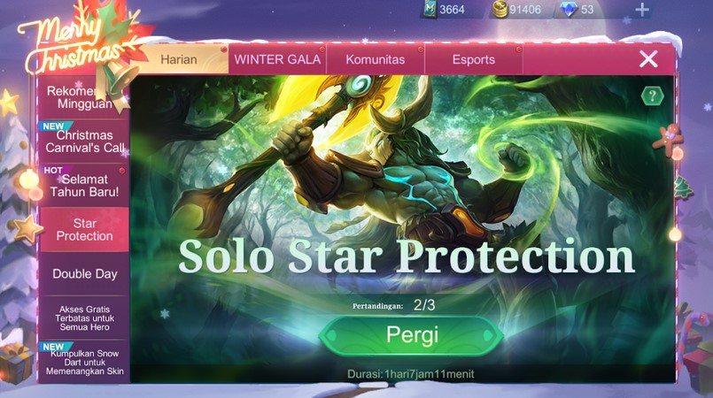 Happy Solo Rank, there is a special MLBB Star Protection for you ...