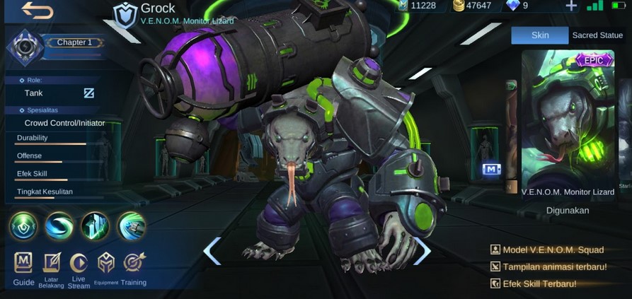 For this reason, Grock Worth has joined the Meta S19 Mobile Legends ...