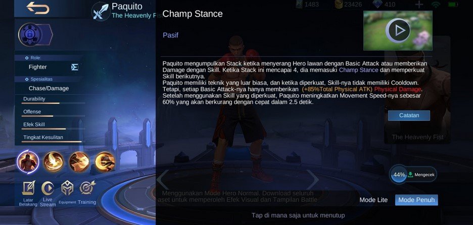 Penjelasan Lengkap Seluruh Skill Paquito Mobile Legends (ML) | SPIN