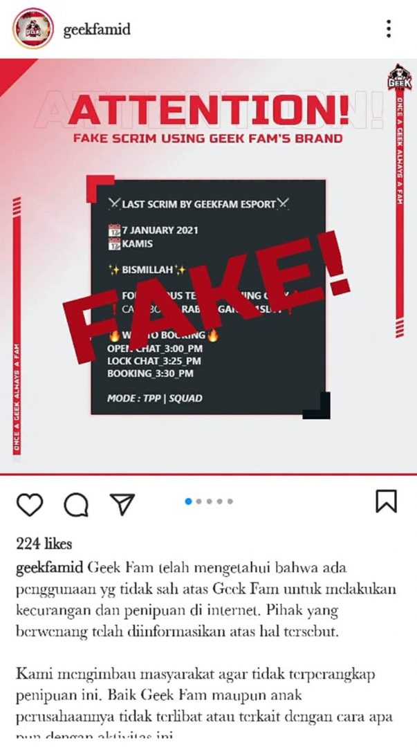 Hati-Hati Penipuan Esports Mengatasnamakan Tim Besar! | SPIN