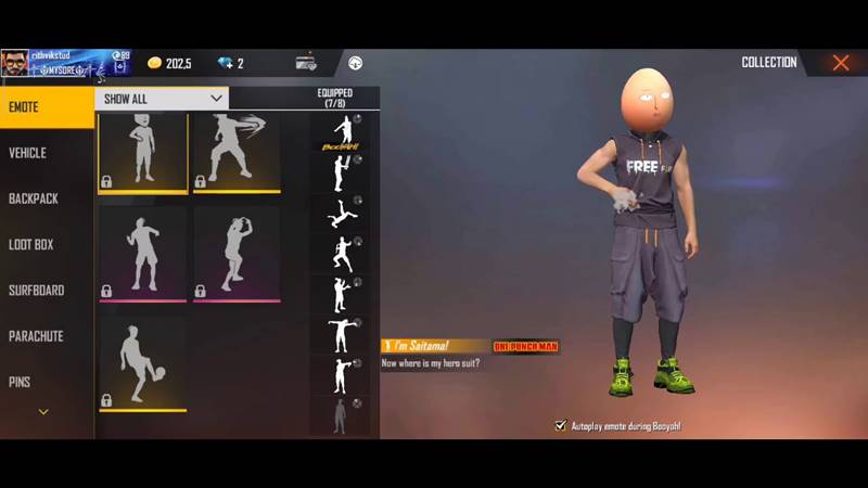 Emote Kepala One Punch Man x Free Fire FF Rilis Besok! | SPIN Esports