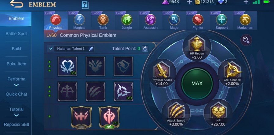 Emblem Mobile Legends Terbaik yang Harus Kalian Max Terlebih Dahulu!