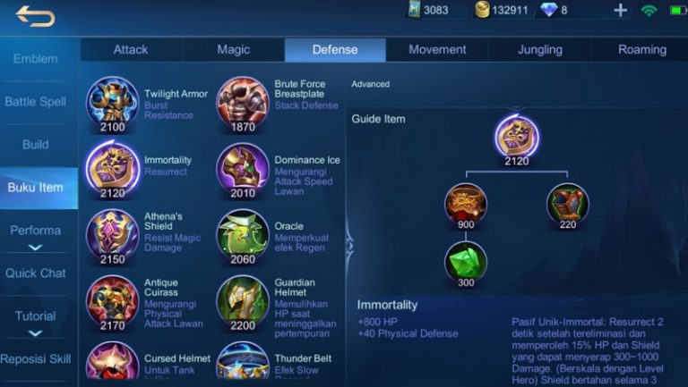 Mending Beli Item Immortality Atau Winter Truncheon Saat Main Mobile ...