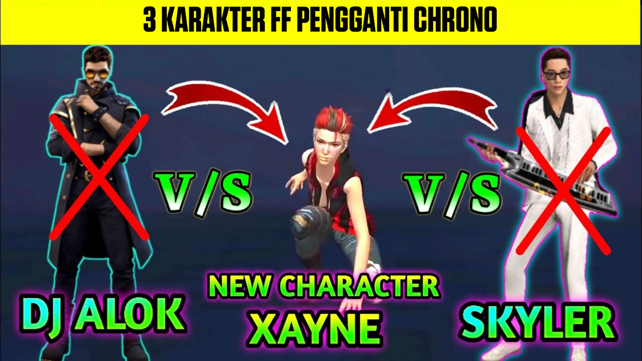3 Karakter Skill Aktif FF Pengganti Chrono Setelah di Nerf! | SPIN Esports