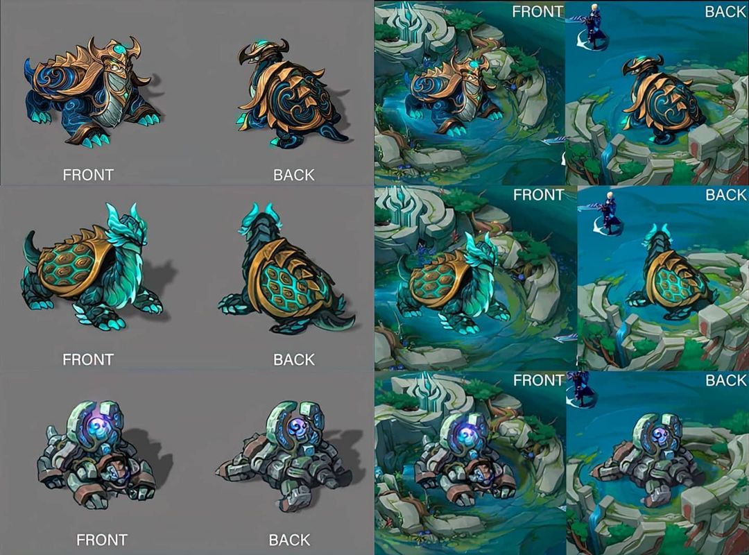 Tampilan Baru Untuk Monster Jungle, Turtle, dan Lord Mobile Legends!