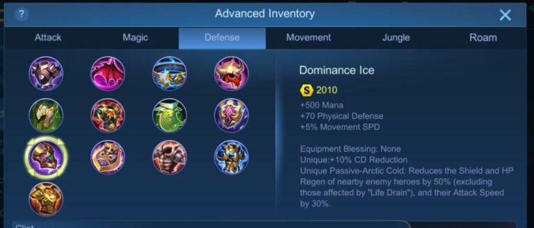 Wajib Tahu Inilah Waktu Yang Tepat Untuk Bikin Dominance Ice Di Mlbb