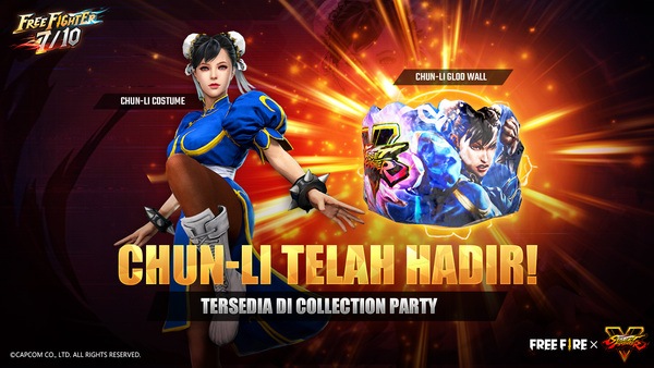 Dapatkan Bundle Chun-Li di Event Collection Party FF! | SPIN Esports