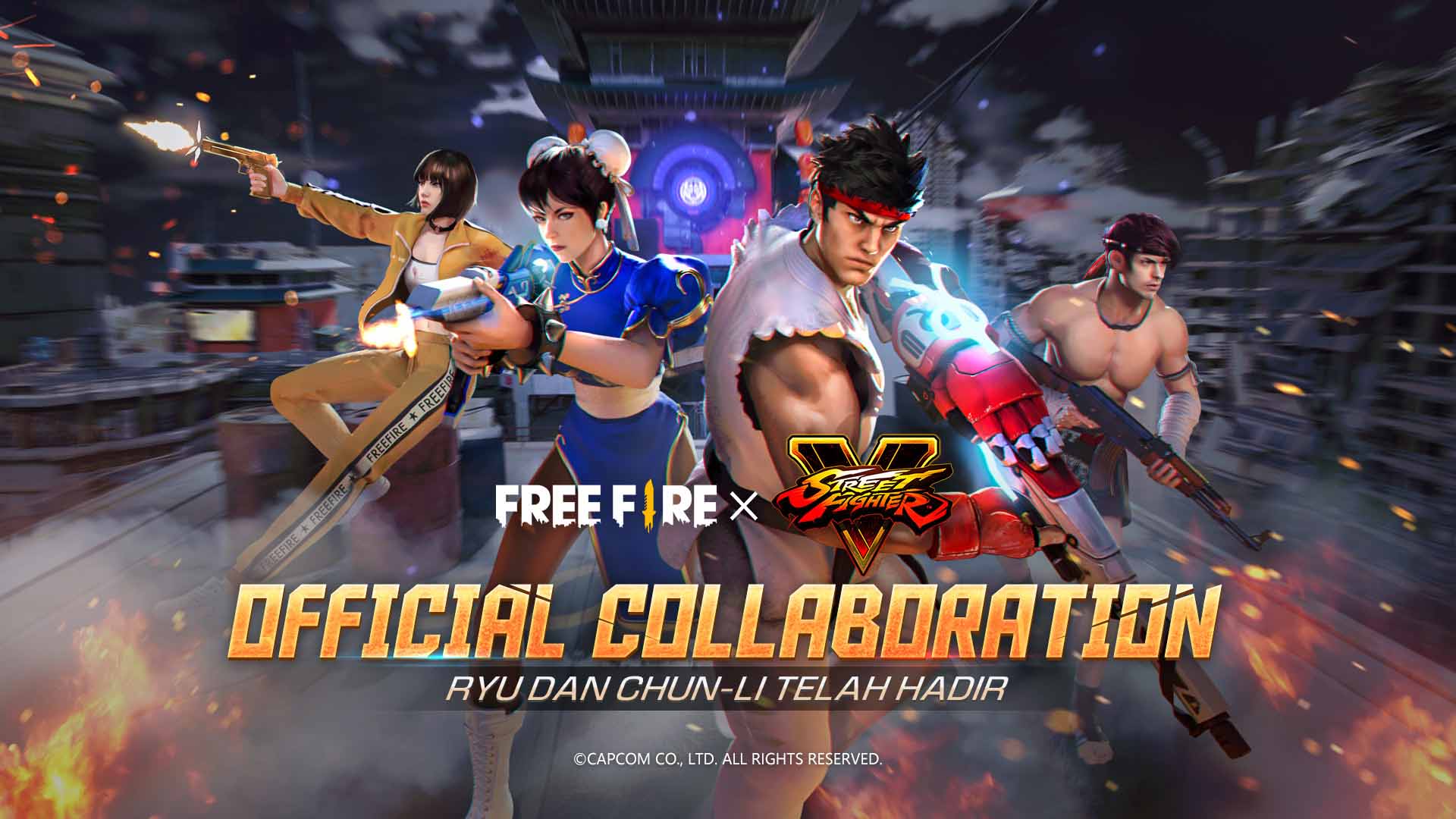 Kolaborasi Free Fire (FF) x Street Fighter V Resmi Dimulai, Banyak ...