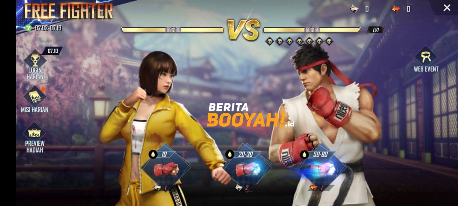 Event Special Interface FF x Street Fighter, Dapat T-Shirt Ryu! | SPIN