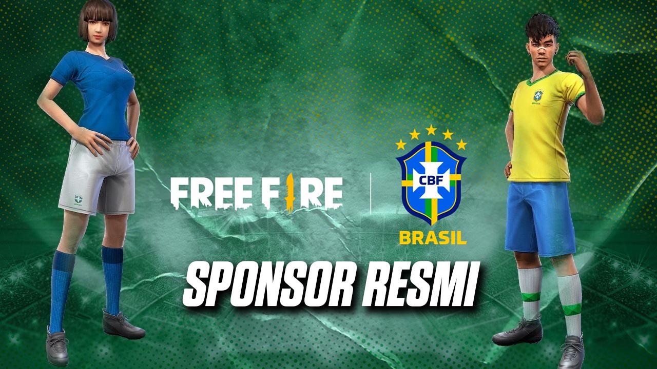 Free Fire (FF) Resmi jadi Sponsor Timnas Bola Brasil! | SPIN Esports