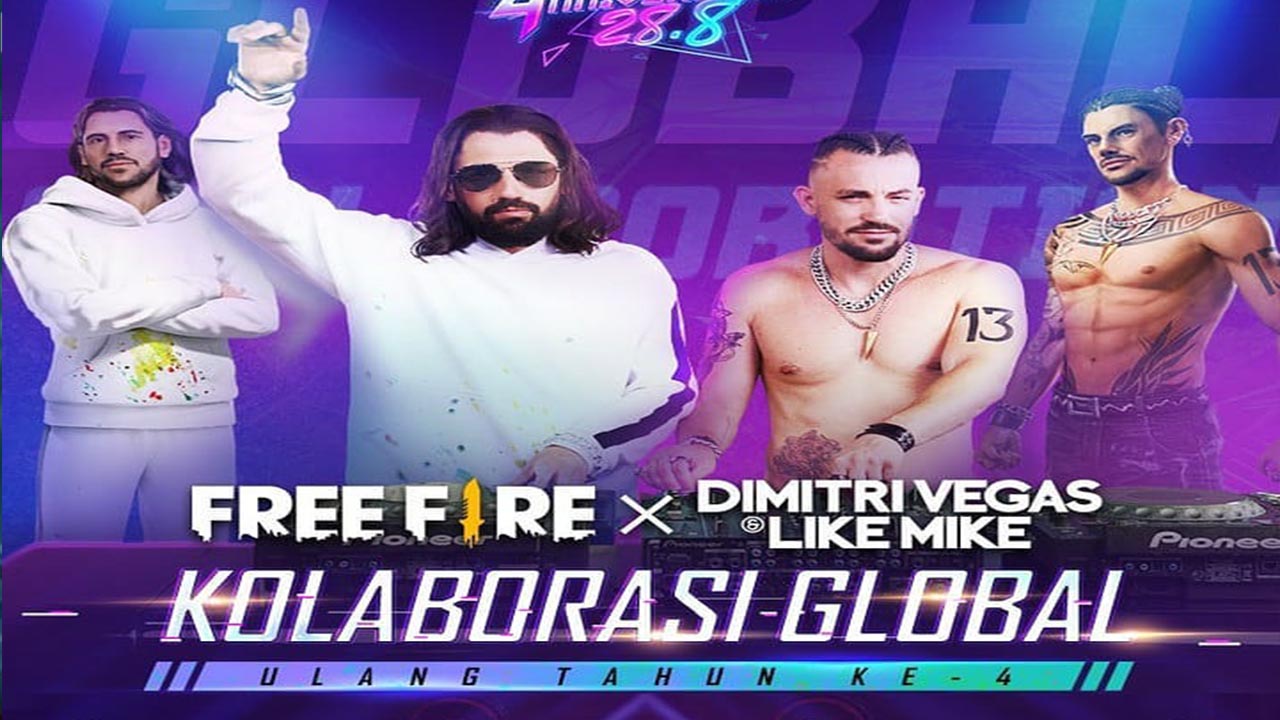 Karakter Dimitri Vegas & Like Mike Akan Hadir di Free Fire (FF)! | SPIN
