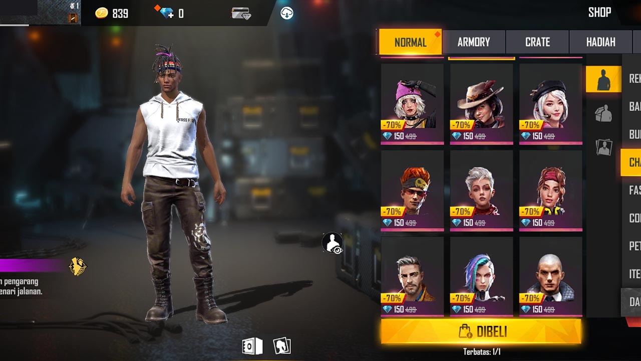 Karakter & Pet FF Dapat Diskon 70%! Ayo Ambil! | SPIN Esports