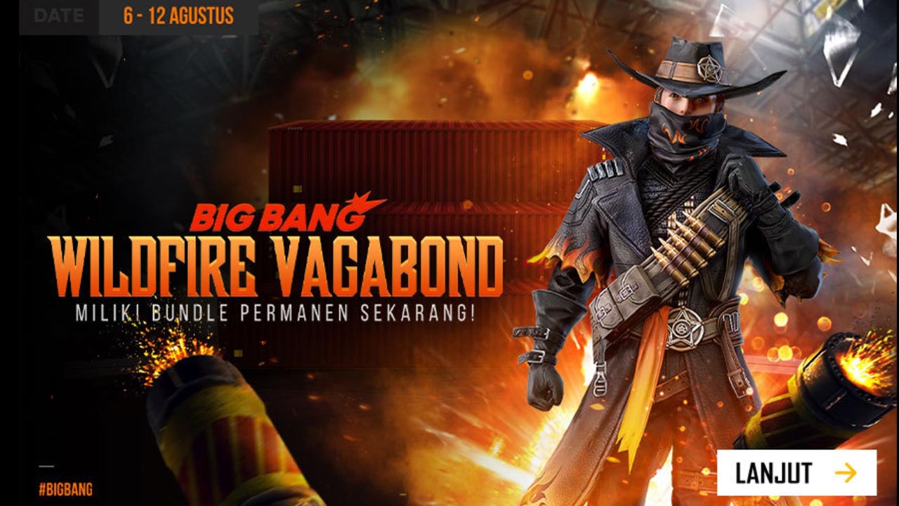 Bundle Wildfire Vagabond Hadir di Event Big Bang FF! | SPIN Esports