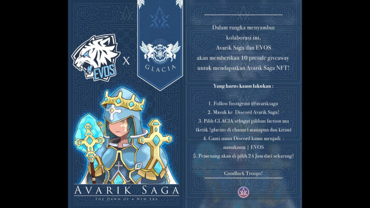 Evos Esports Memperkuat di Crypto Dengan Partnership Game NFT Avarik Saga