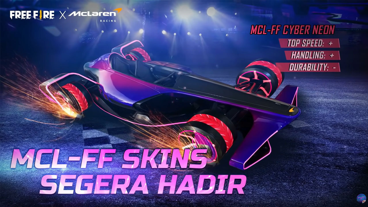 Bonus Top Up FF Terbaru: Skin Mobil MCL-FF Cyber Neon! | SPIN Esports