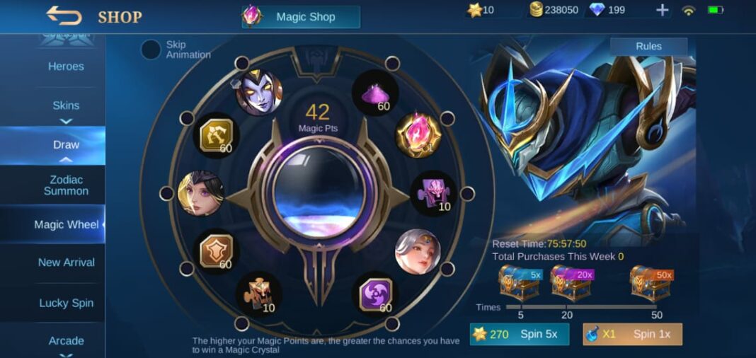 Bocoran Tampilan Baru Magic Wheel Mobile Legends, Jadi Lebih HD!
