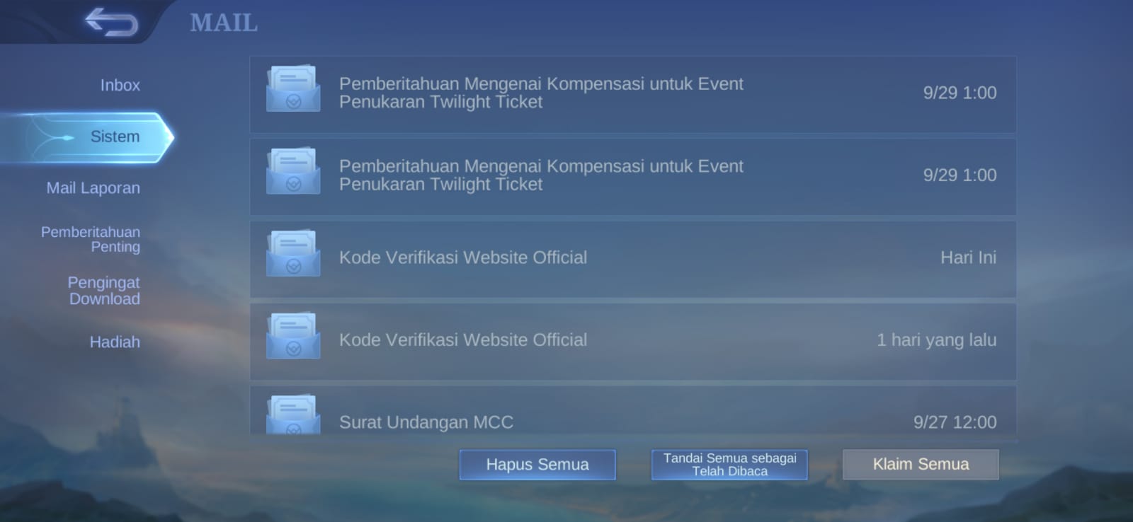 Login MLBB Sekarang Klaim Tiket Gratis dari Mobile Legends | SPIN