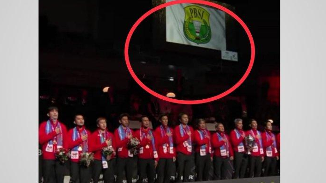 Alasan Bendera Merah Putih Di Ganti Logo PBSI Saat Juara Piala Thomas