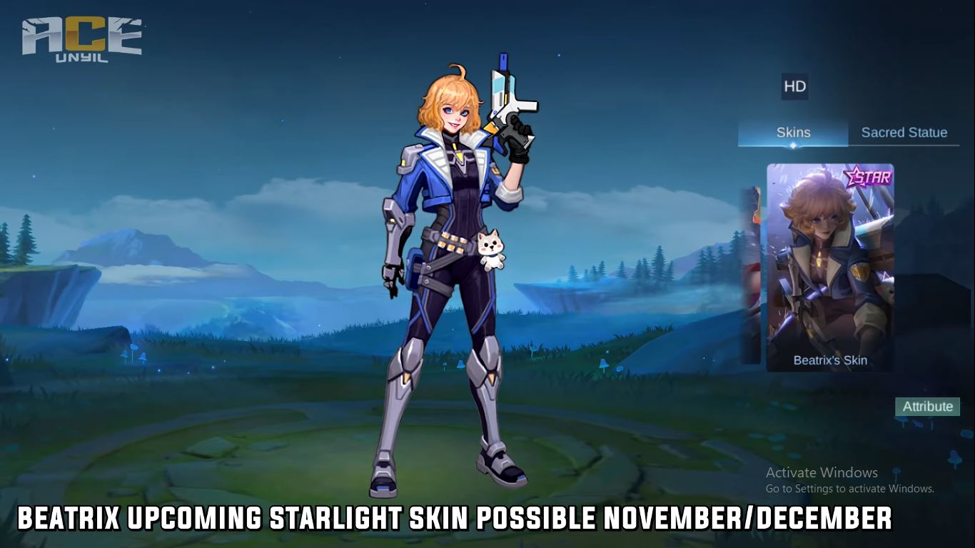 Bocoran Skin Baru Beatrix Mobile Legends, Bakal Jadi Skin Starlight?
