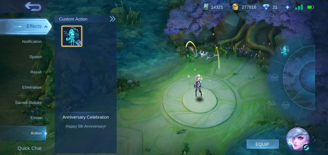 Cara Dapat Emote Action Miya Special Anniversary MLBB, Mudah Banget!