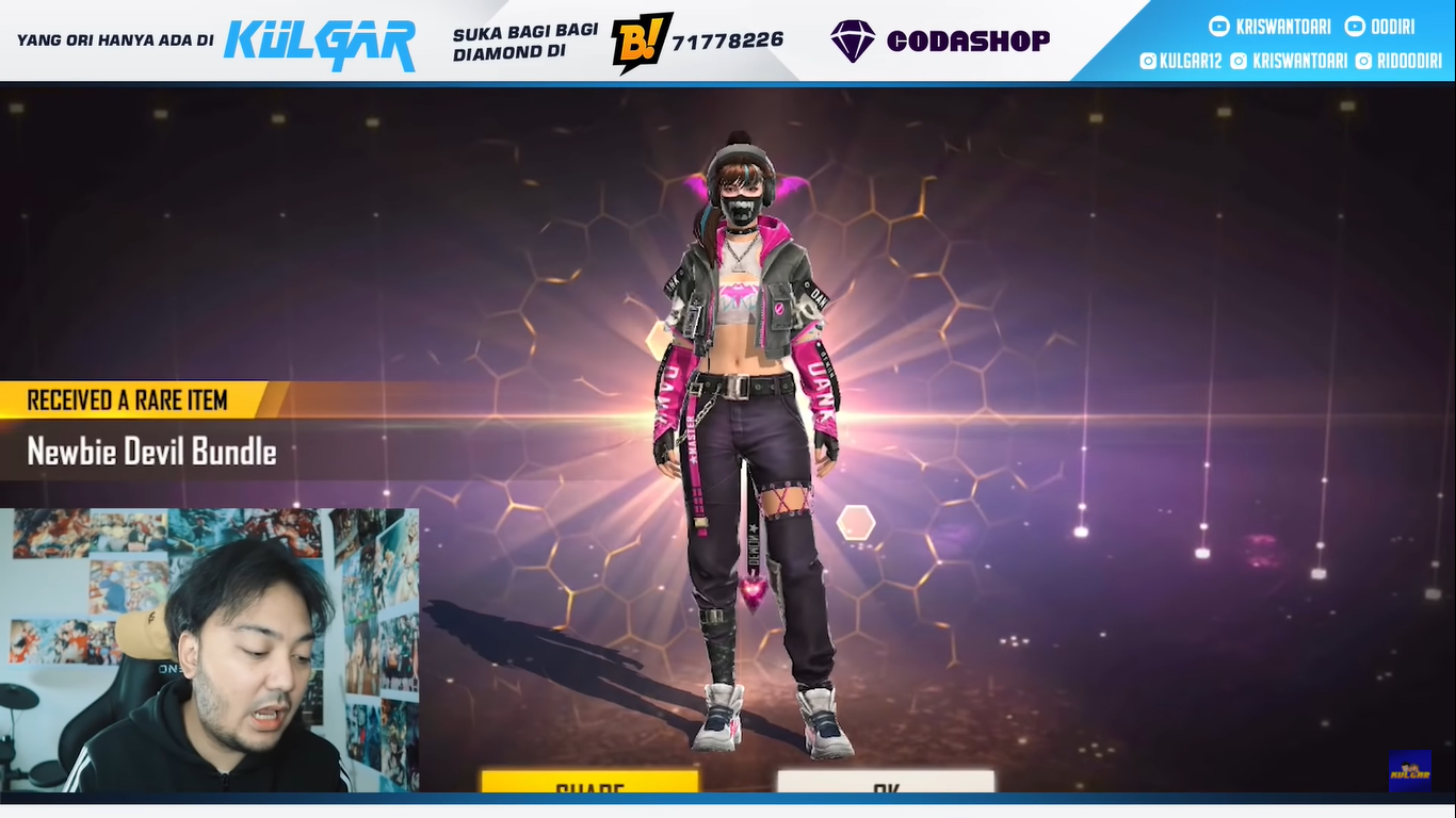 New Devil Bundle Untuk Karakter Perempuan Free Fire (FF)! | SPIN