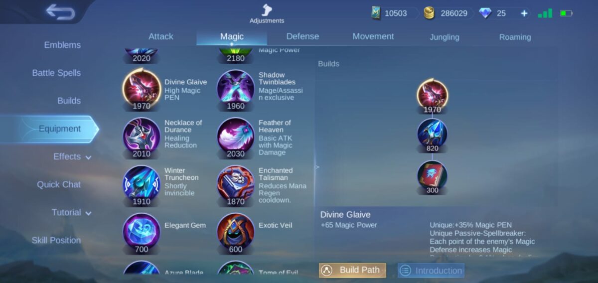 User Mage Wajib Tahu, Ini Beda Genius Wand dan Divine Glaive MLBB!