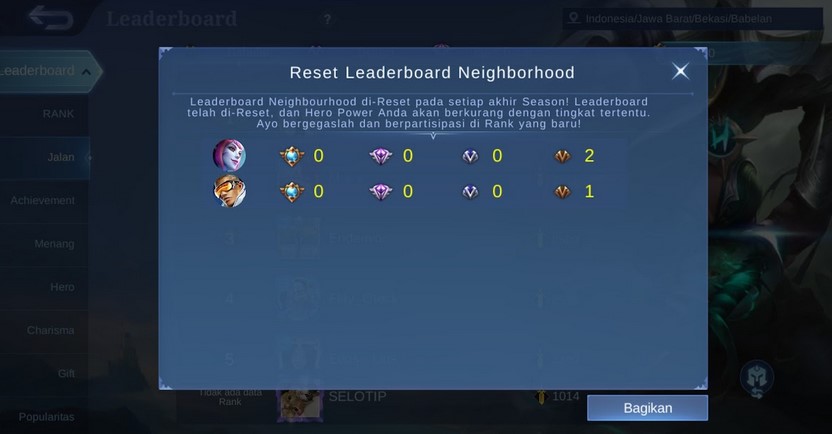 Tanggapan RRQ R7 Mengenai Update Reset MMR Hero di Mobile Legends