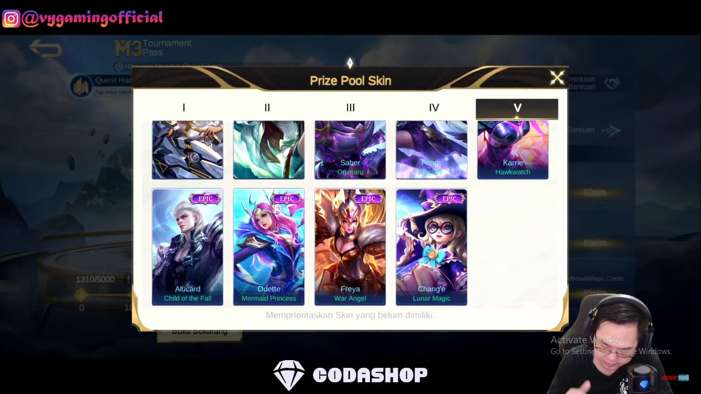 Bisa Dapat Skin Epic dari Event M3 Mobile Legends, Gimana Caranya?