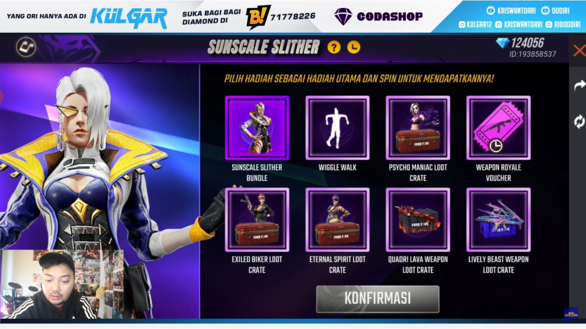 Hari Ini Ada Bundle Sunscale Slither FF di Event Dragon Gate! | SPIN