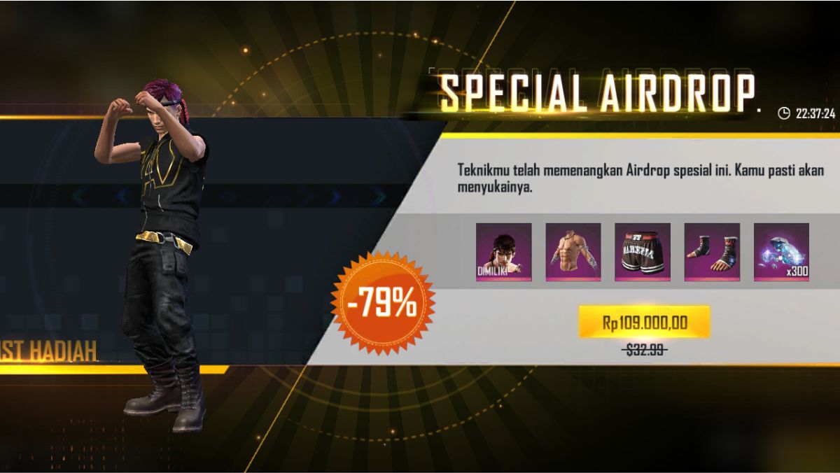 Jangan Kelewatan, Dapatkan Spesial Airdrop FF dan Diamond! | SPIN