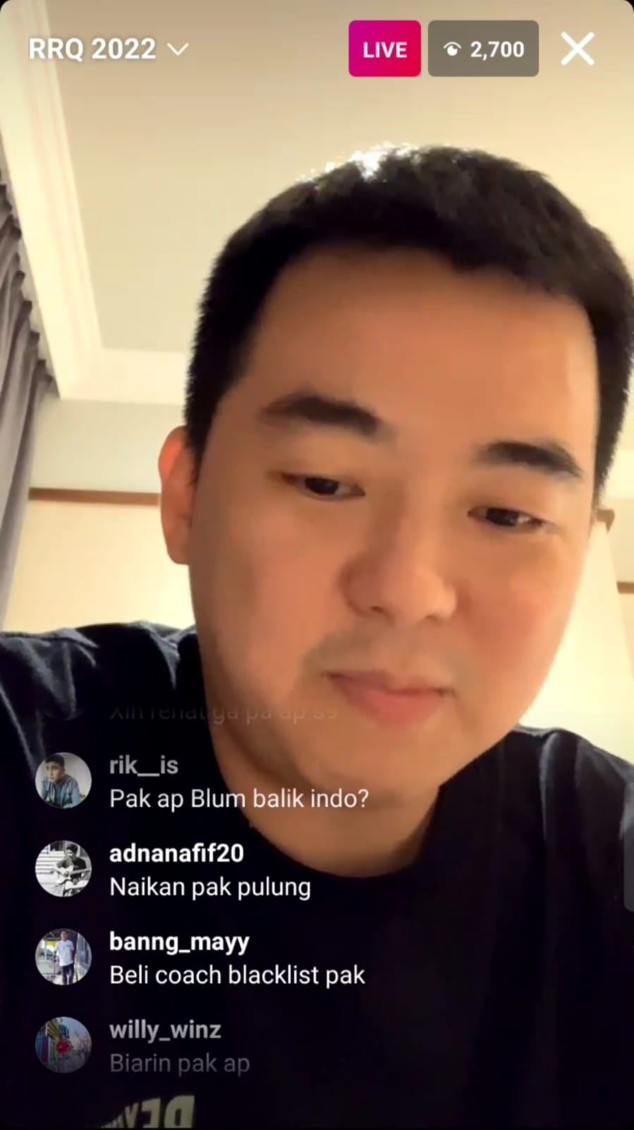 Ditanya Akan Cari Pelatih Baru Untuk RRQ Hoshi, Ini Jawaban Pak AP!