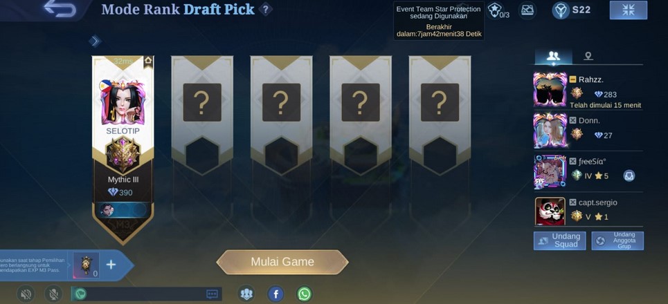 Login Mobile Legends Sekarang, Klaim Star Protection Gratis