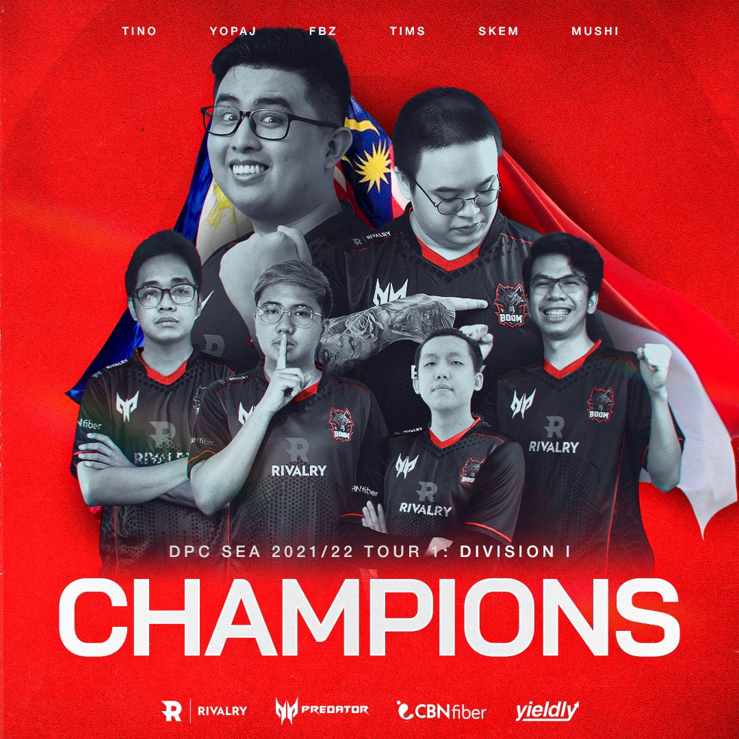 Selesaikan DPC SEA 2021/2022, BOOM Esports Keluar Sebagai Juara!
