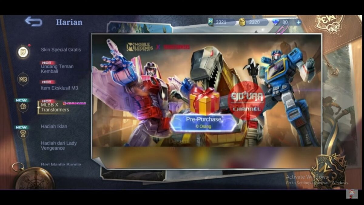 Login Hari Ini Untuk Dapat Skin Transformers MLBB Gratis! | SPIN
