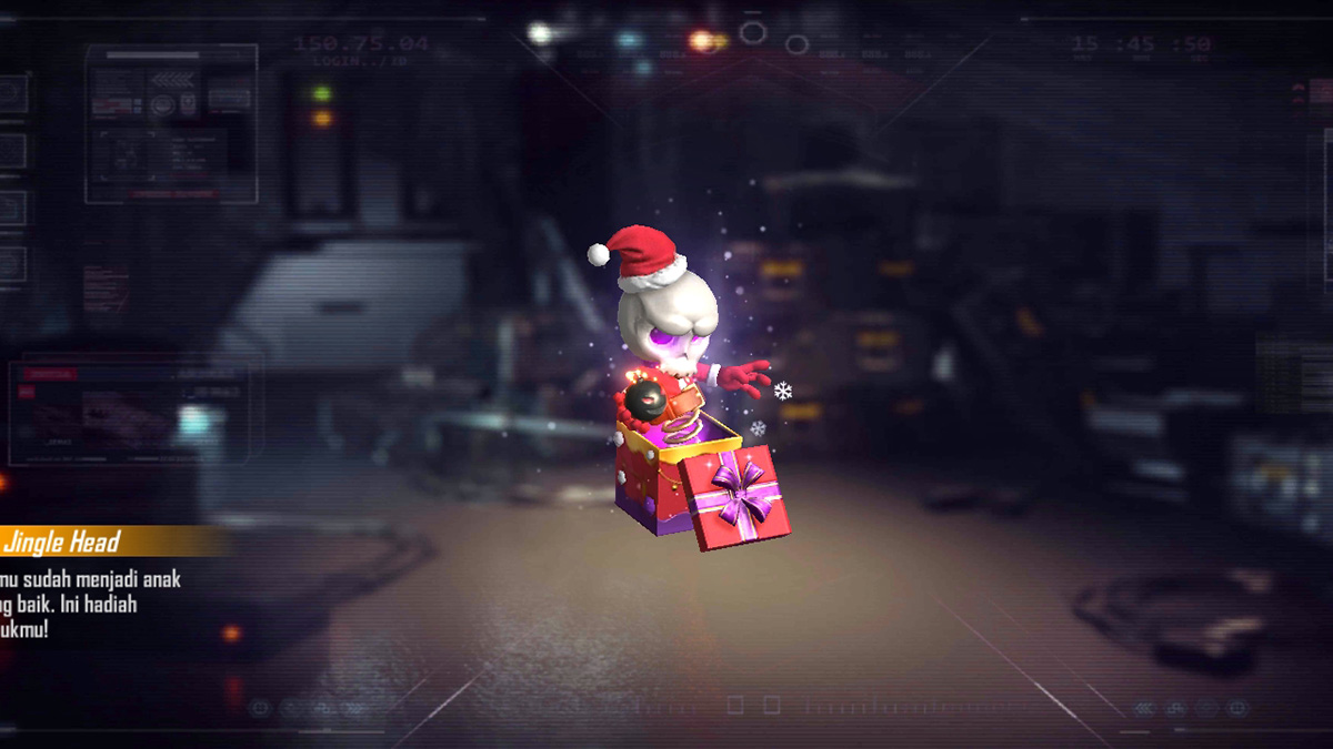 Dapatkan Loot Box Jingle Head FF di New Age Interface! | SPIN