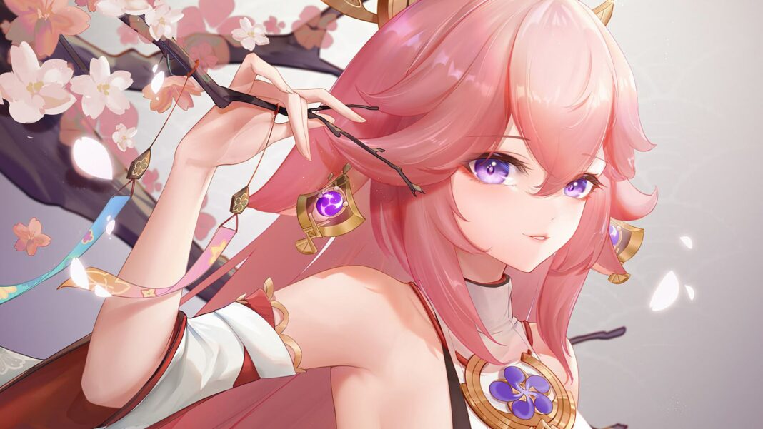 Rekomendasi Build Senjata dan Artefak Terbaik Yae Miko Genshin Impact!