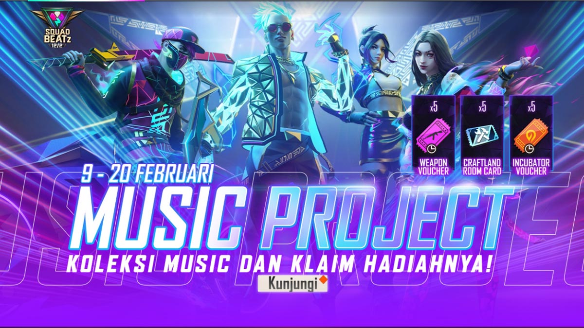 Tips Selesaikan Music Project Squad Beatz FF dengan Mudah! | SPIN