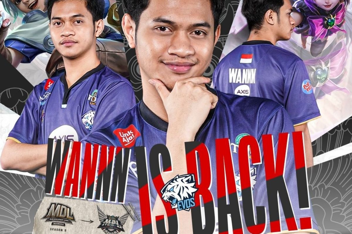 EVOS Wann Is Back, Kembali ke MPL ID Season 9 dan Gantikan Falah!